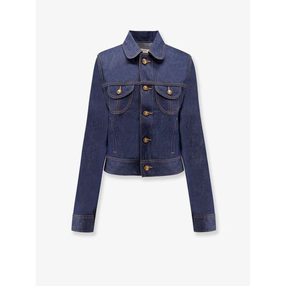 Celine | Jackets & Coats | Celine Women Jeans Jacket With Triomphe ...
